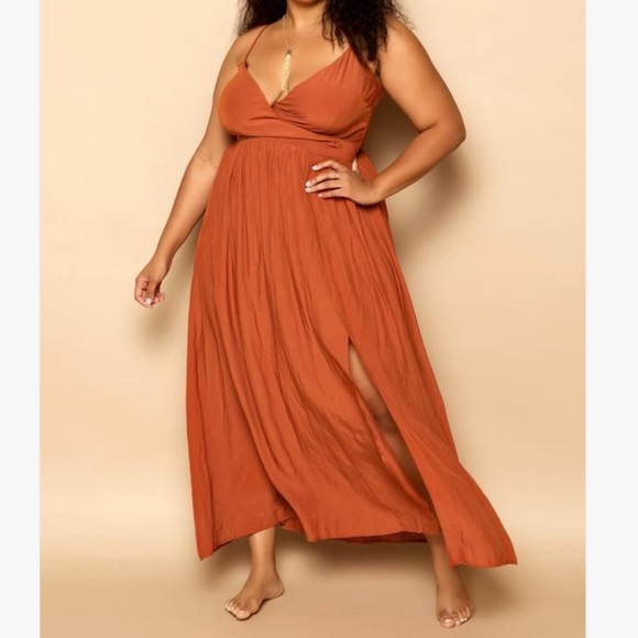 Astra Signature | Dresses | Astra Signature Loren Maxi Cami Dress Burnt ...